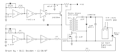 NTE Electronics Circuit: Capacitor Discharge Ignition Circuit (CDI)