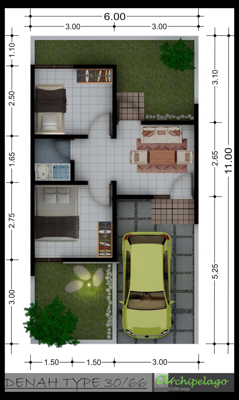 ARCHIPELAGO ARCHITECTURE design: DENAH 3D