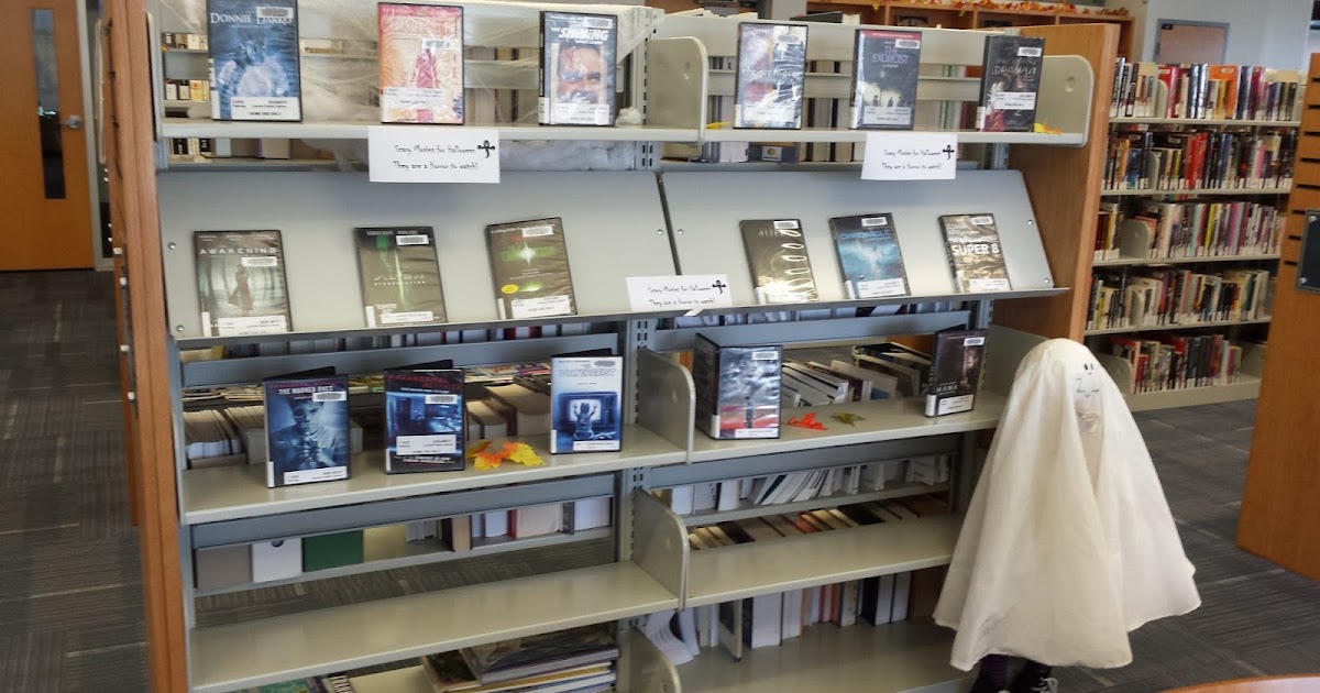 Lincoln Public Library Book and DVD Chat Blog: Scary Movie Display ...