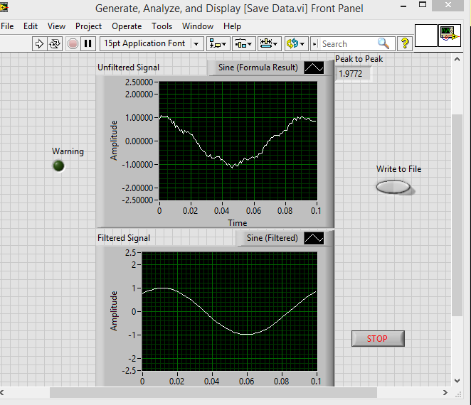 CHAPTER 3: Analyzing and Saving a Signal