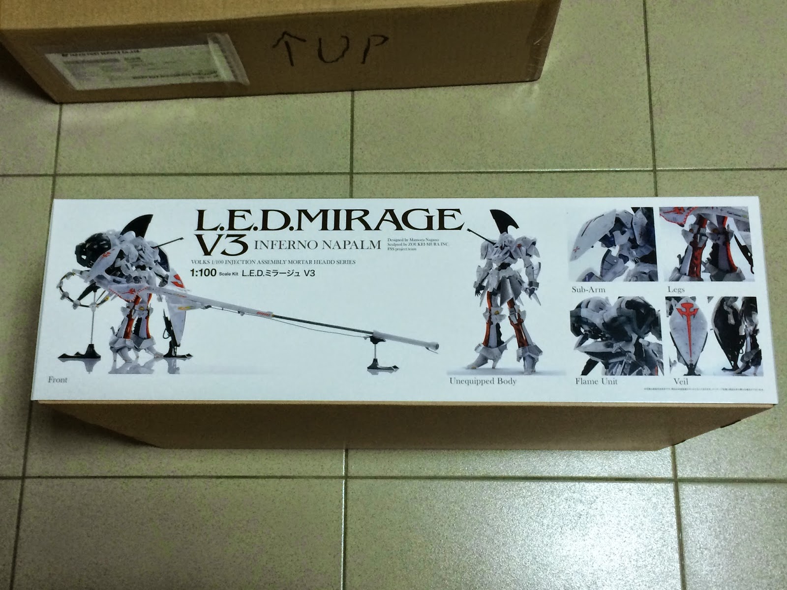 MECHA ART Dept.: LED MIRAGE V3 INFERNO NAPALM レビュー