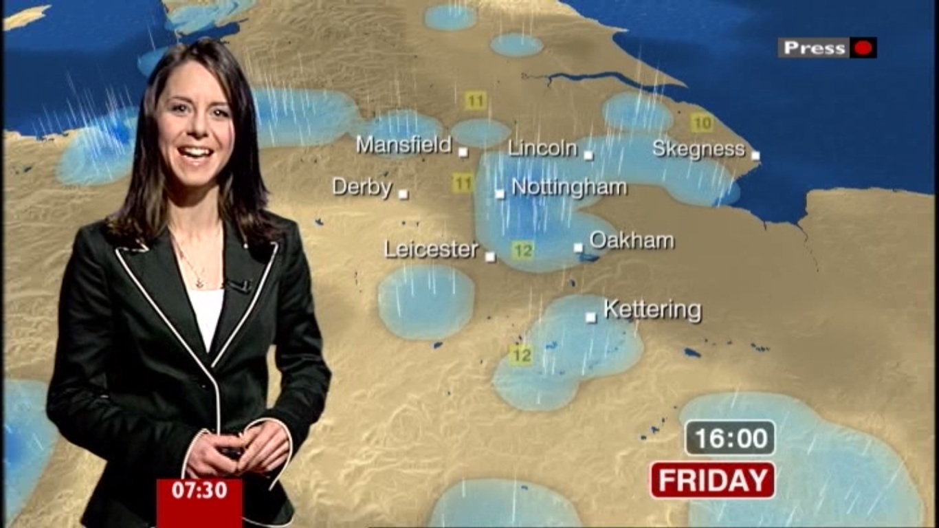 UK Regional News Caps: Kaye Forster - BBC Regional Weather