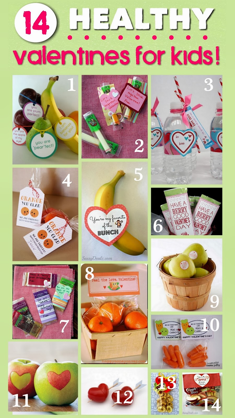 Little Family Fun: 14 HEALTHY Valentines