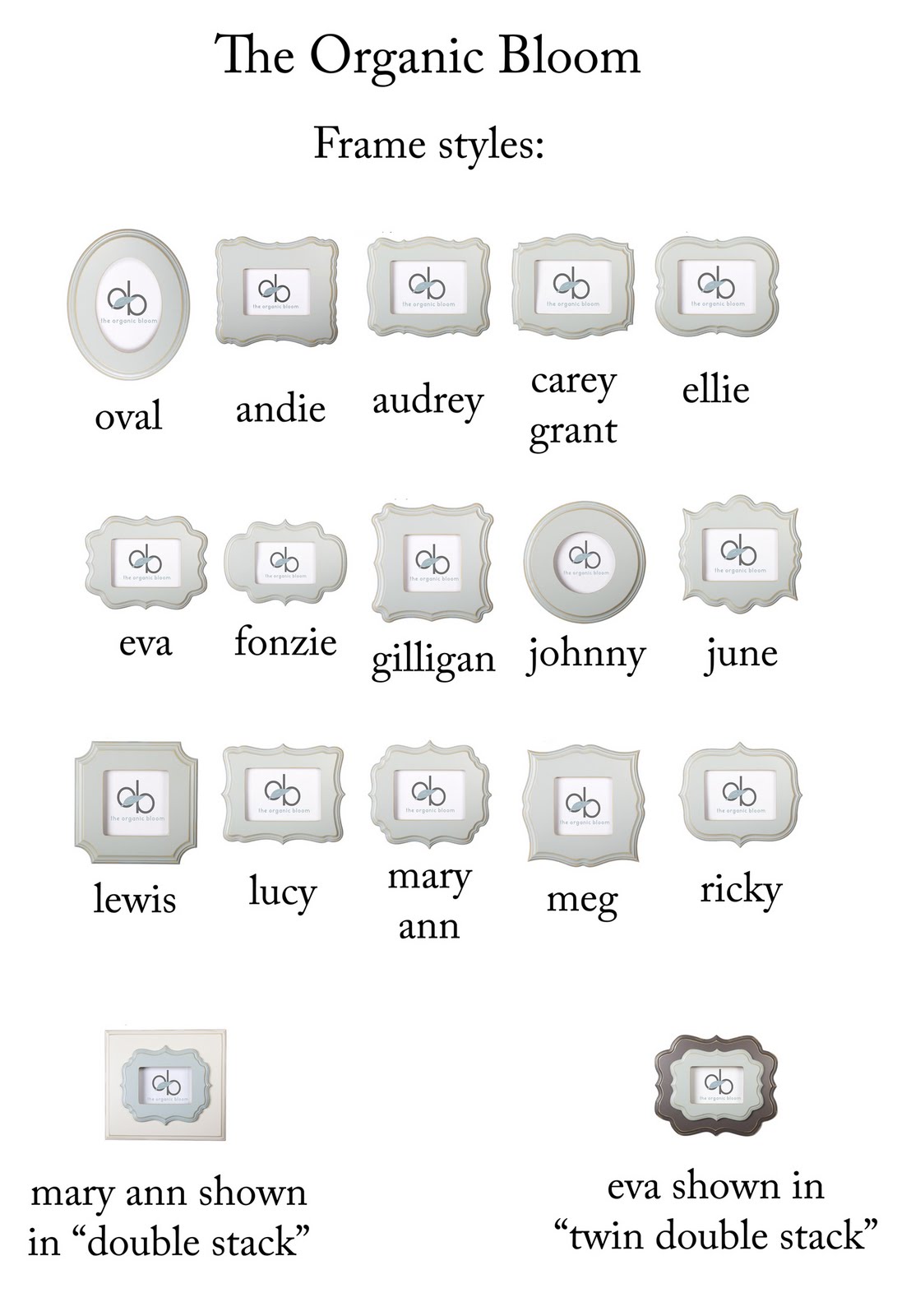 mary white photography: Organic Bloom Frames & colors!!