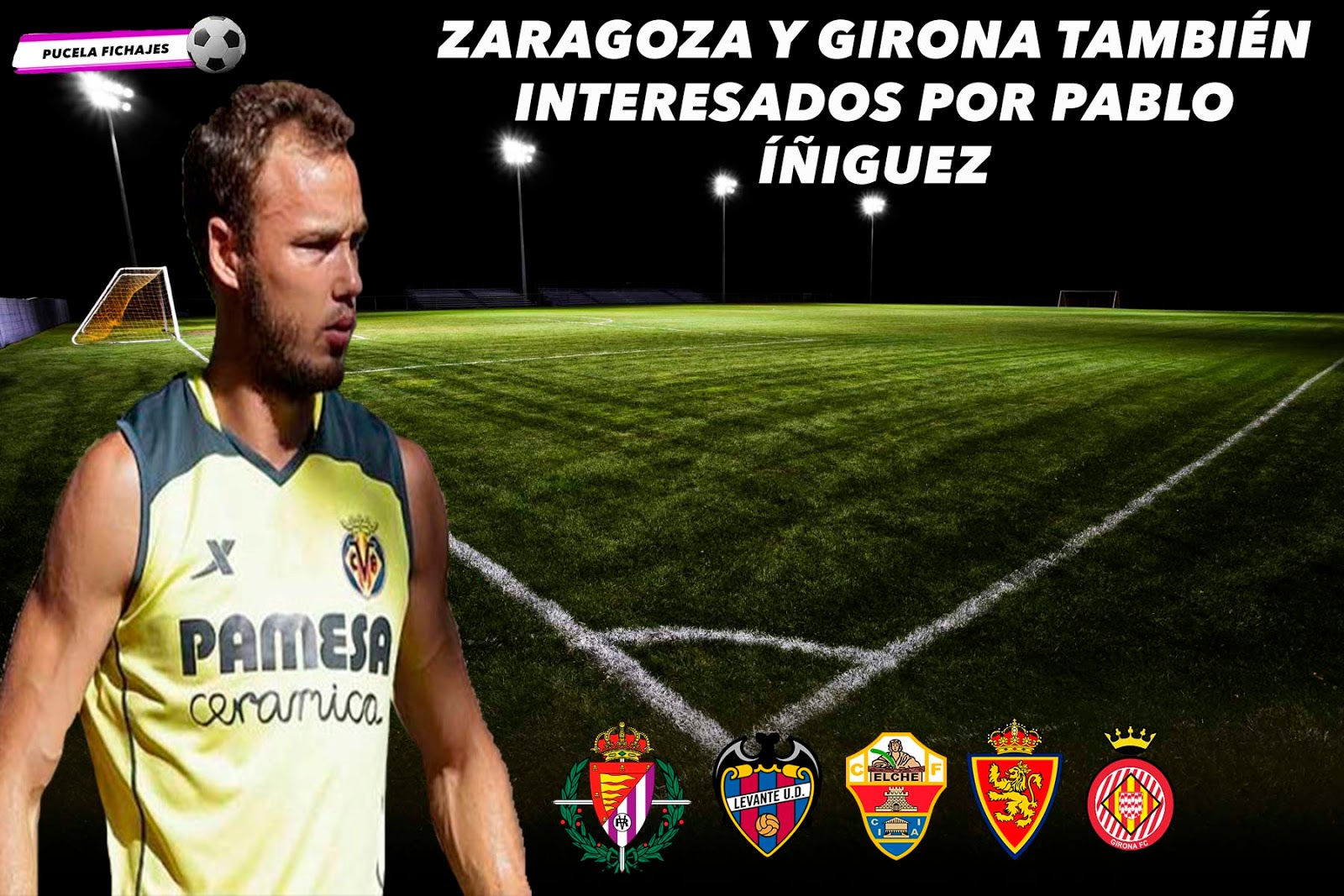 Zaragoza y Girona también interesados por Pablo Íñiguez - Pucela Fichajes