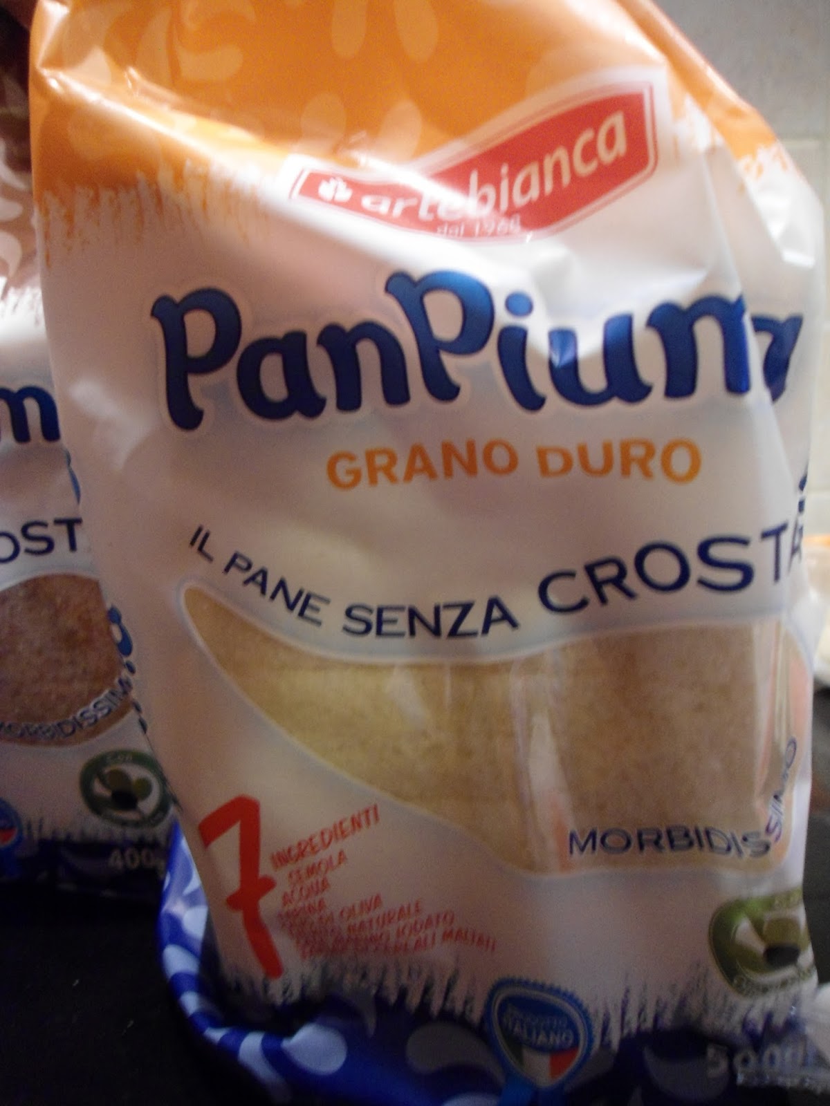 PAN PIUMA : IL PANE SENZA CROSTA.