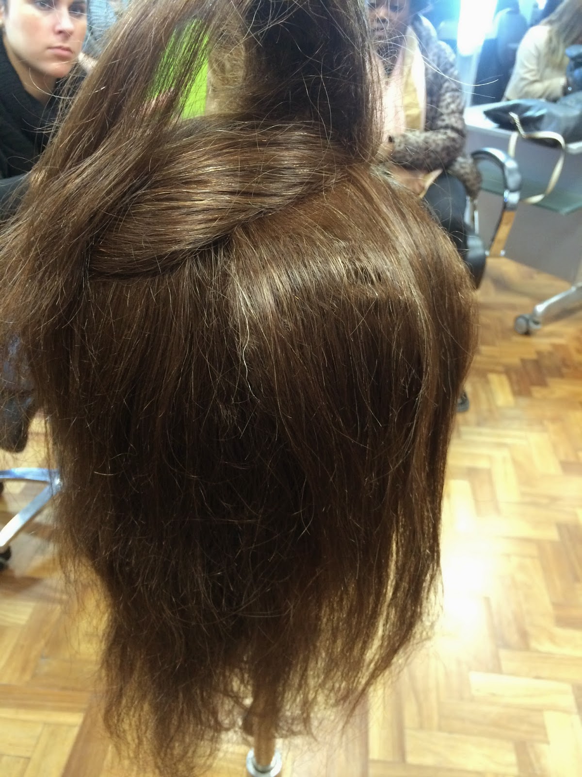 Golden Age: Back combing and Wiggle Plait