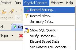 Samar Hossam's Software Development Spot: Crystal Reports for Eclipse: How to set the Record ...