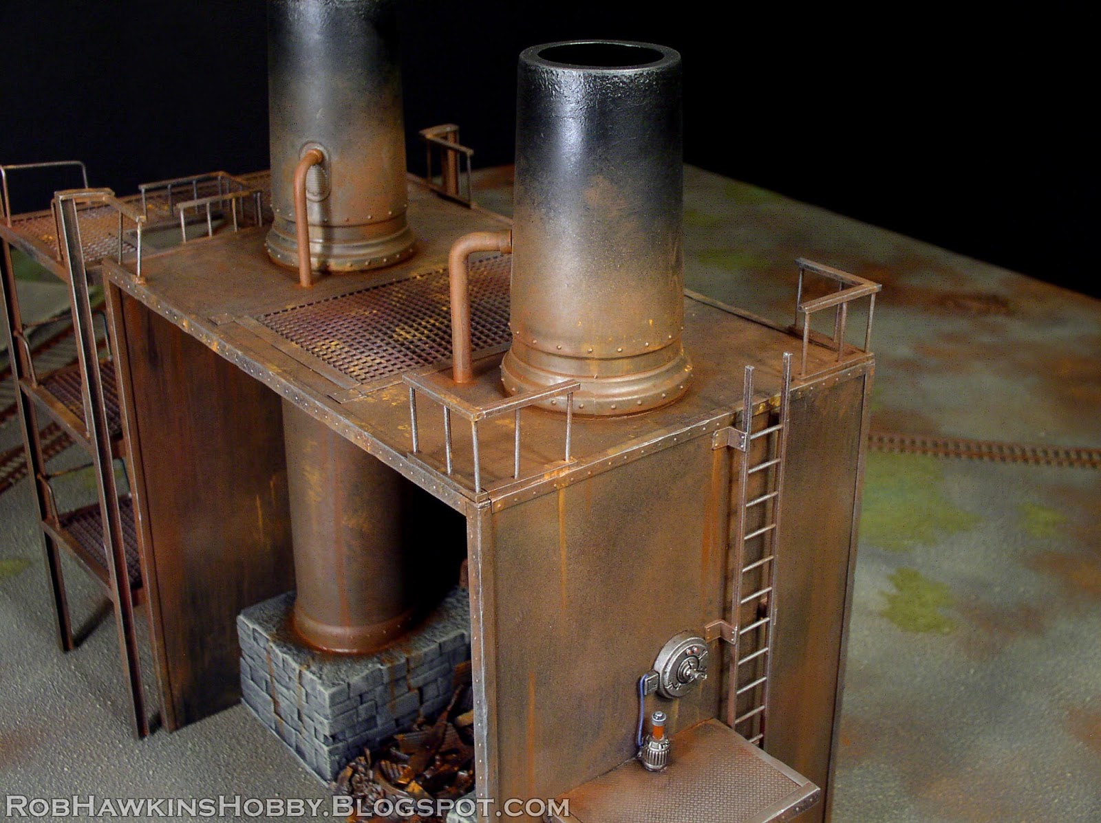 Rob Hawkins Hobby: WWX Terrain: Industrial Structures