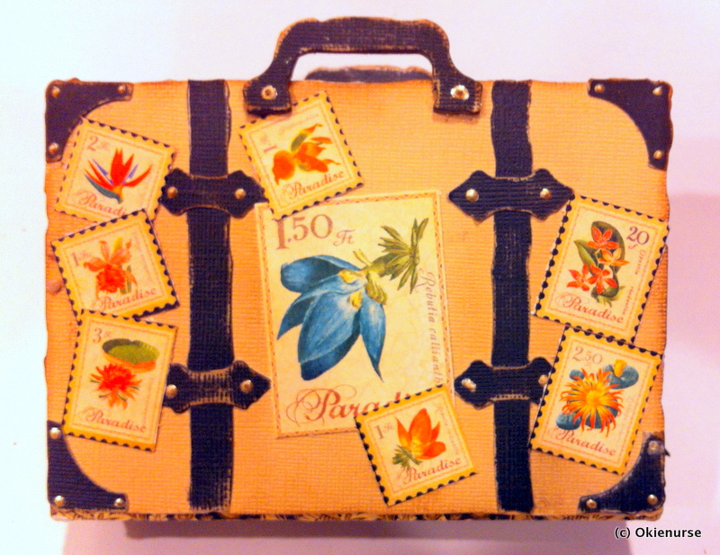 Okienurse's Paper and Ink Therapy: Vintage Valise Chipboard Book