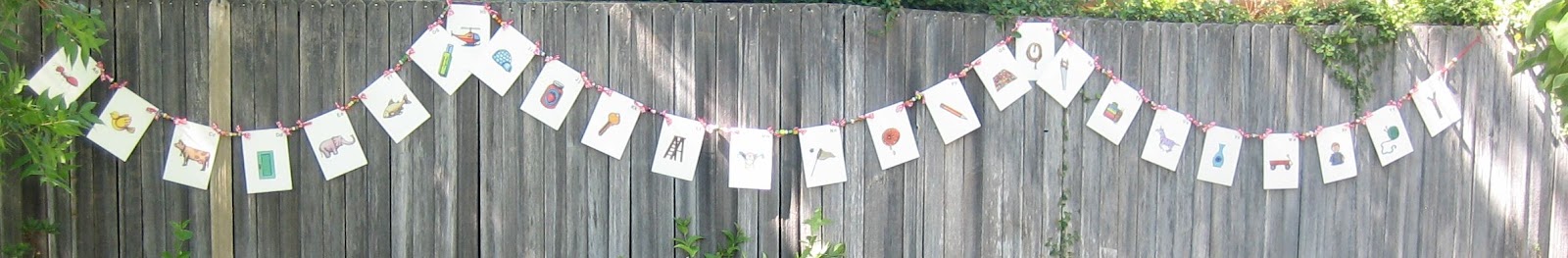 Teaching The Little People: Flashcard Banners for Classroom Decoration