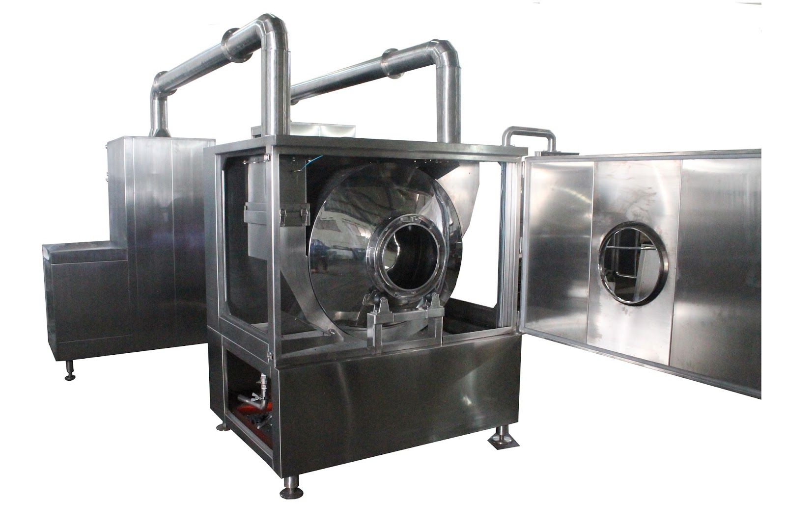 MESIN INDUSTRI FARMASI: MESIN COATING FILM SISTEM BIBO SKALA PRODUKSI