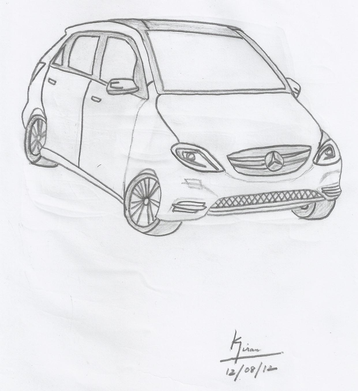 Drawing Car - Free Hand Sketching: September 2012