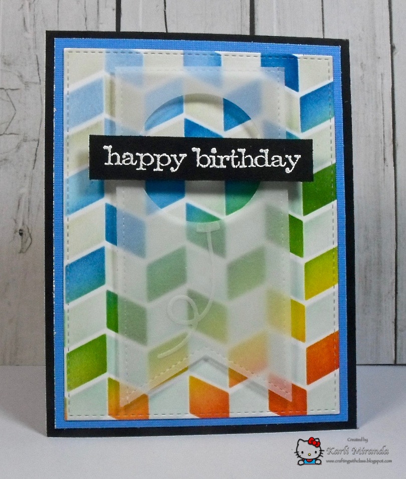 Crafting with Class: Masculine Birthday Card