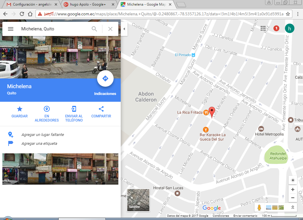 Portafolio digital: PRACTICA DE GOOOGLE MAPS