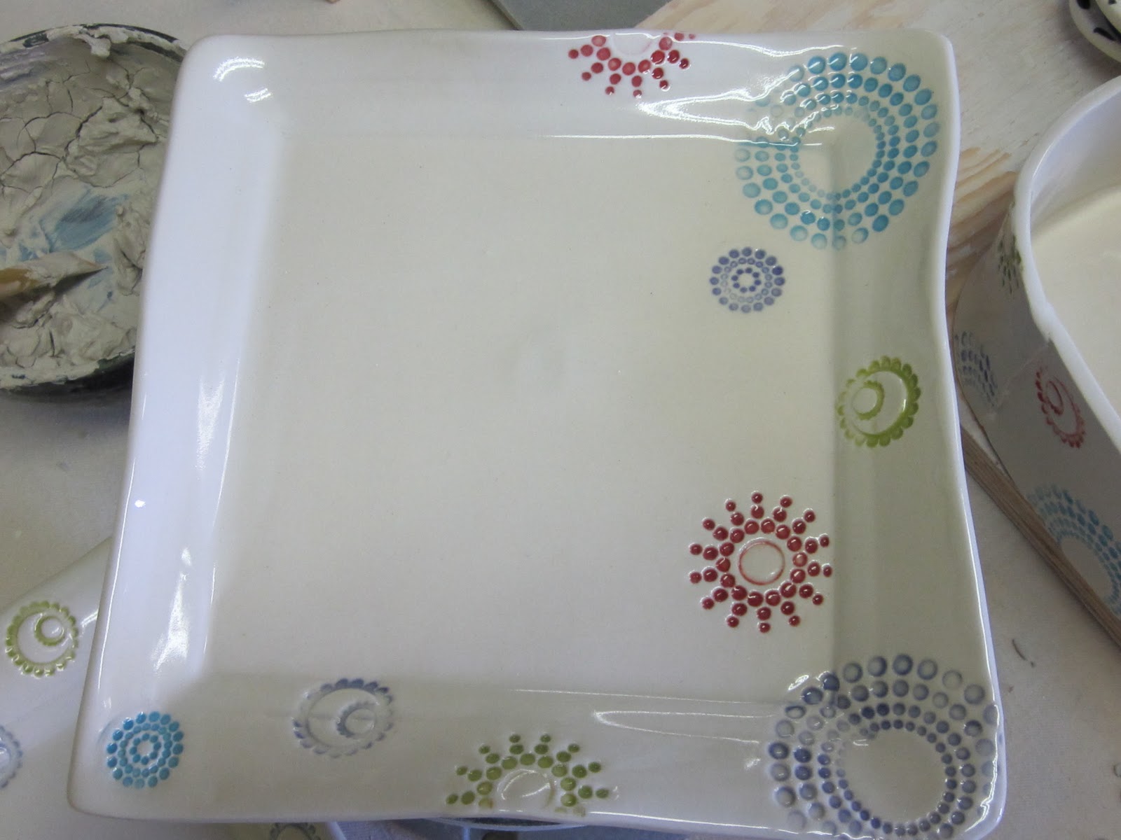 Lizzie Plays With Clay: Confetti Ware