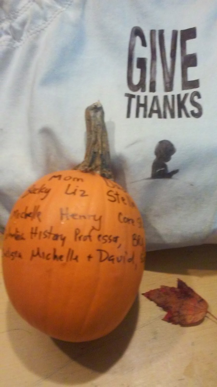 Make a Thankful Pumpkin