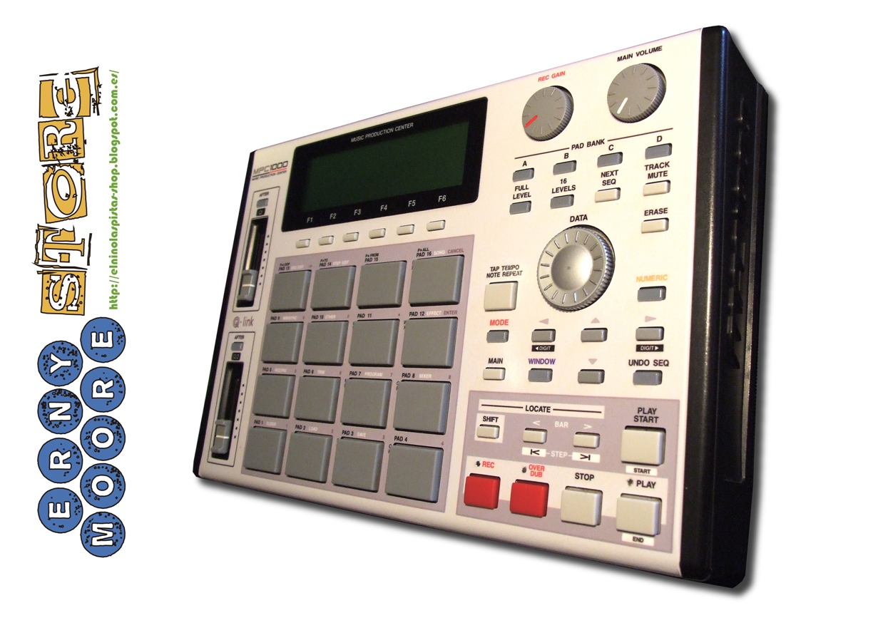 Akai MPC1000 Pegatina/Faceplate Skin - MPC2000/2000XL MODEL | Erny ...