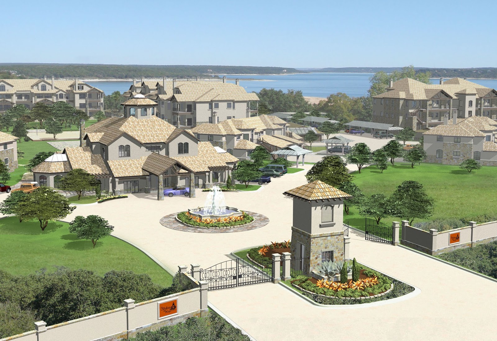 Light Studio Renderings: Entrances and Gate Renderings