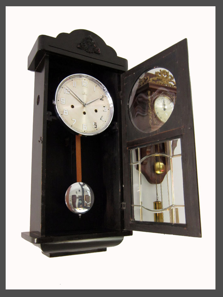 Ono Antik Gallery: JAM DINDING JUNGHANS LUBANG 3 - 8 SENAR - JUMBO