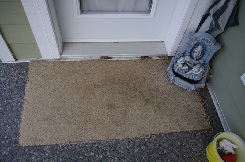 Creative "Try"als: Carpet Scrap Transformation - Door Mat Tutorial