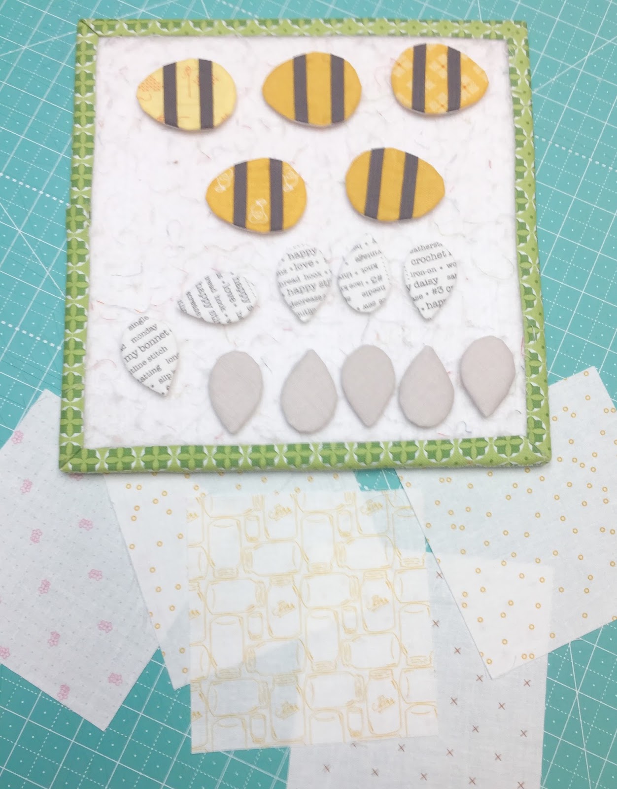 Bee In My Bonnet: Bee Happy Sew Along - Cherries and Bee Tutorials!!
