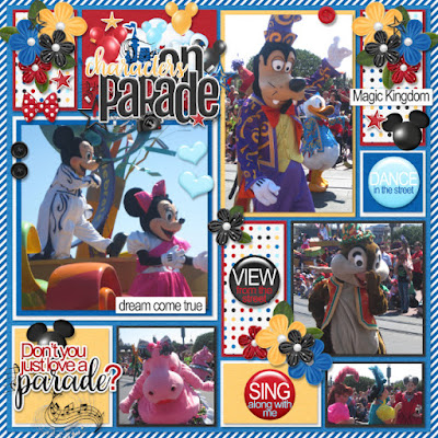 Digital Layouts by 3BluEyedBabies: Characters On Parade