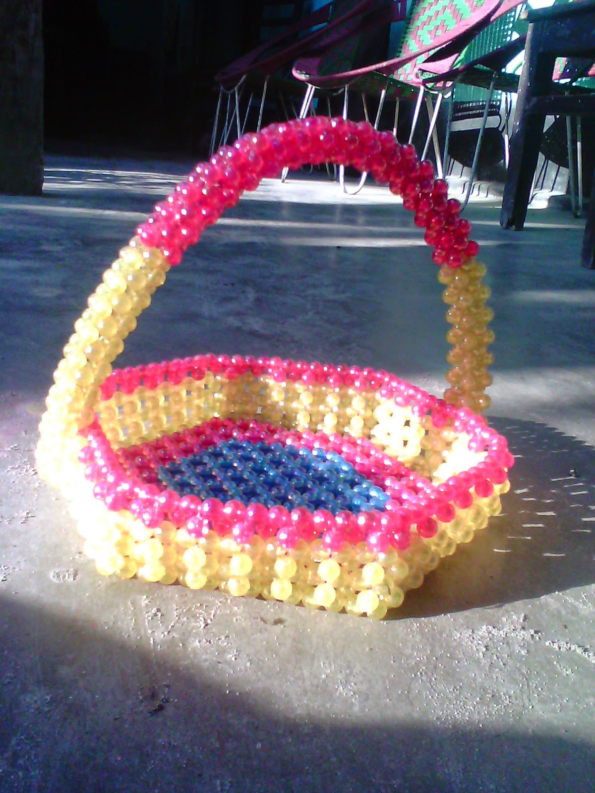 beads basket ~ Handicraft