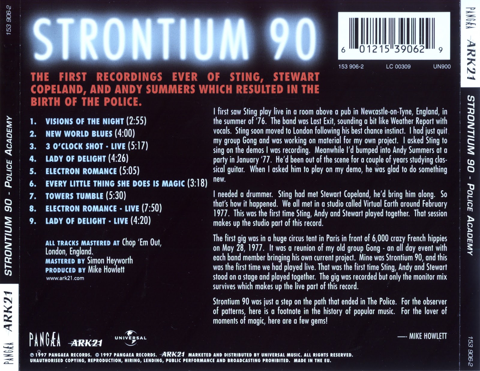 1977 Strontium 90: Police Academy - Strontium 90 - Rockronología