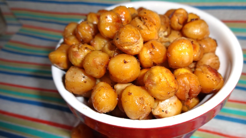 Botana de Garbanzos con Chile y Limón - Mi Cocina Rápida