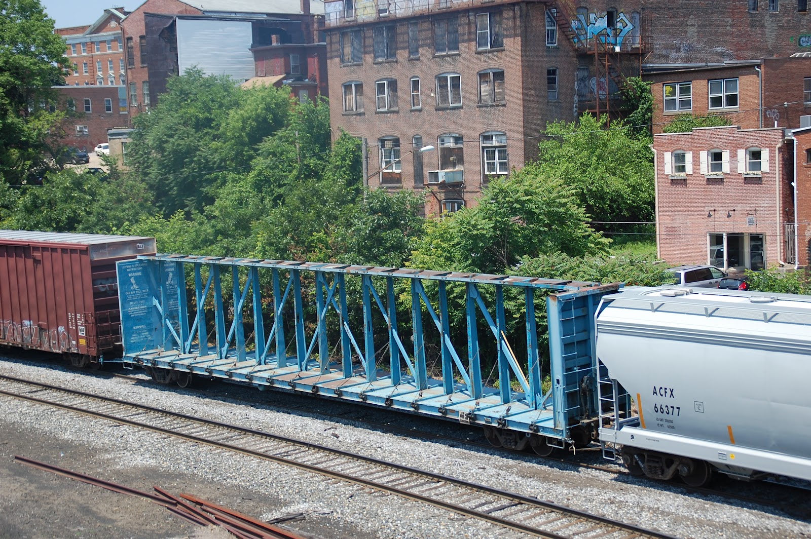 Jadczak Photography: Air and Rail: Center Beam Flatcar
