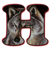 Alfabeto realista de lobos. - Oh my Alfabetos!