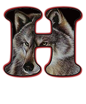 Alfabeto realista de lobos. - Oh my Alfabetos!