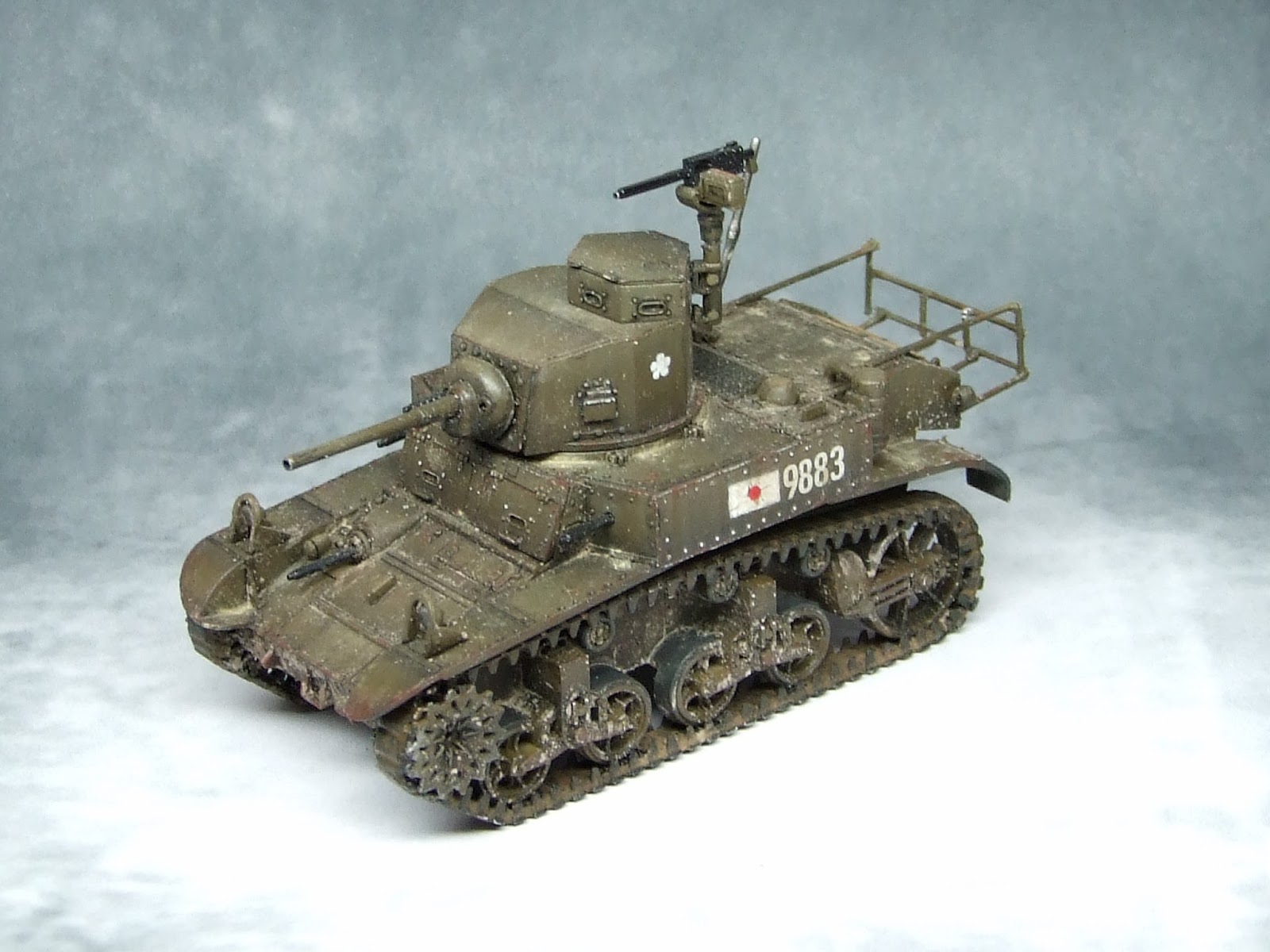 Vae Victis Miniature Painting: Japoński M3 Stuart, 7 Pułk Czołgów ...