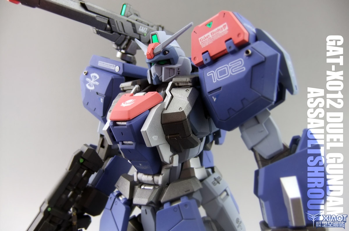 GUNDAM GUY: MG 1/100 GAT-X102 Duel Gundam Assaultshroud - Painted Build