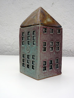 Janet Mealha Ceramics And Photography: New ceramic houses,May,2012.