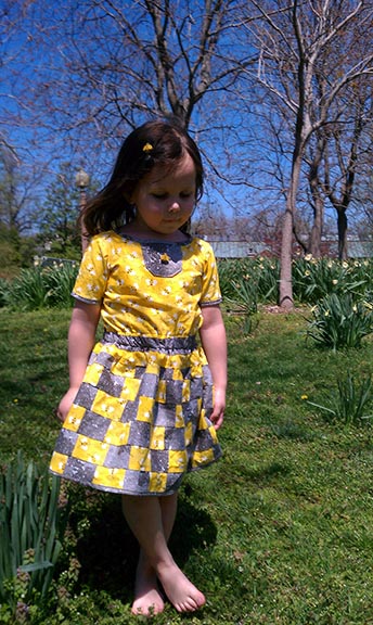 Bloom & Belle: The Honeycomb Dress ...and the art of improvisation