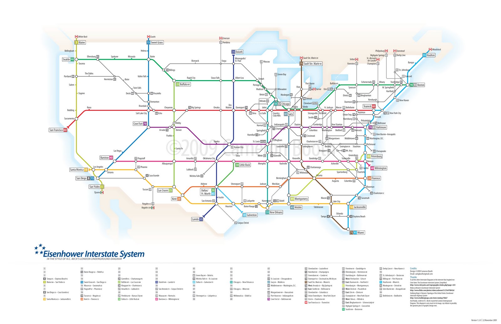 One For The Road: Updated Eisenhower Interstate System Map