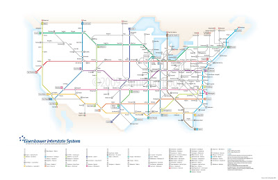 One For The Road: Updated Eisenhower Interstate System Map