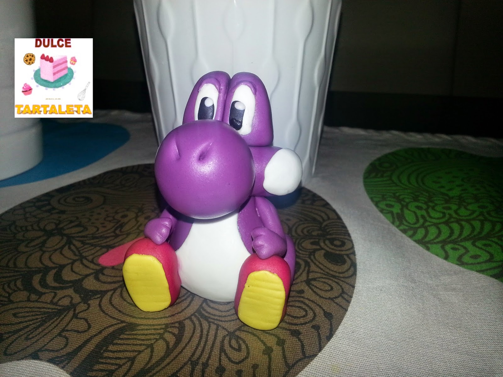 YOSHI SUPER MARIO PASTA DE GOMA !! PASO A PASO | Dulce Tartaleta
