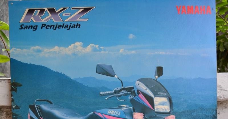 Antik Curio Reklame Lama Vintage & Retro Djojosoepoko: Poster Yamaha RXZ