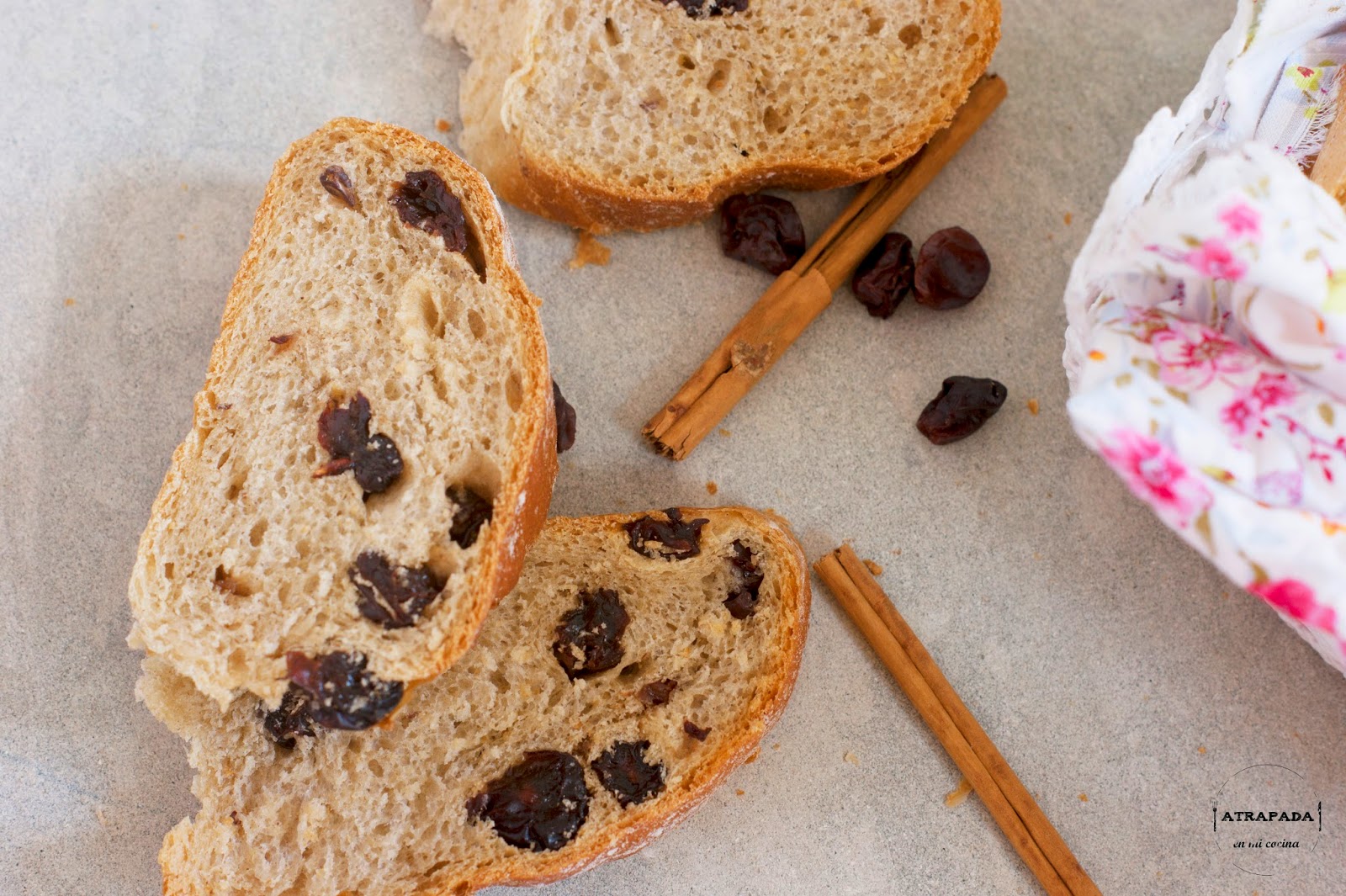 PAN DE PASAS Y CANELA - Atrapada en mi cocina