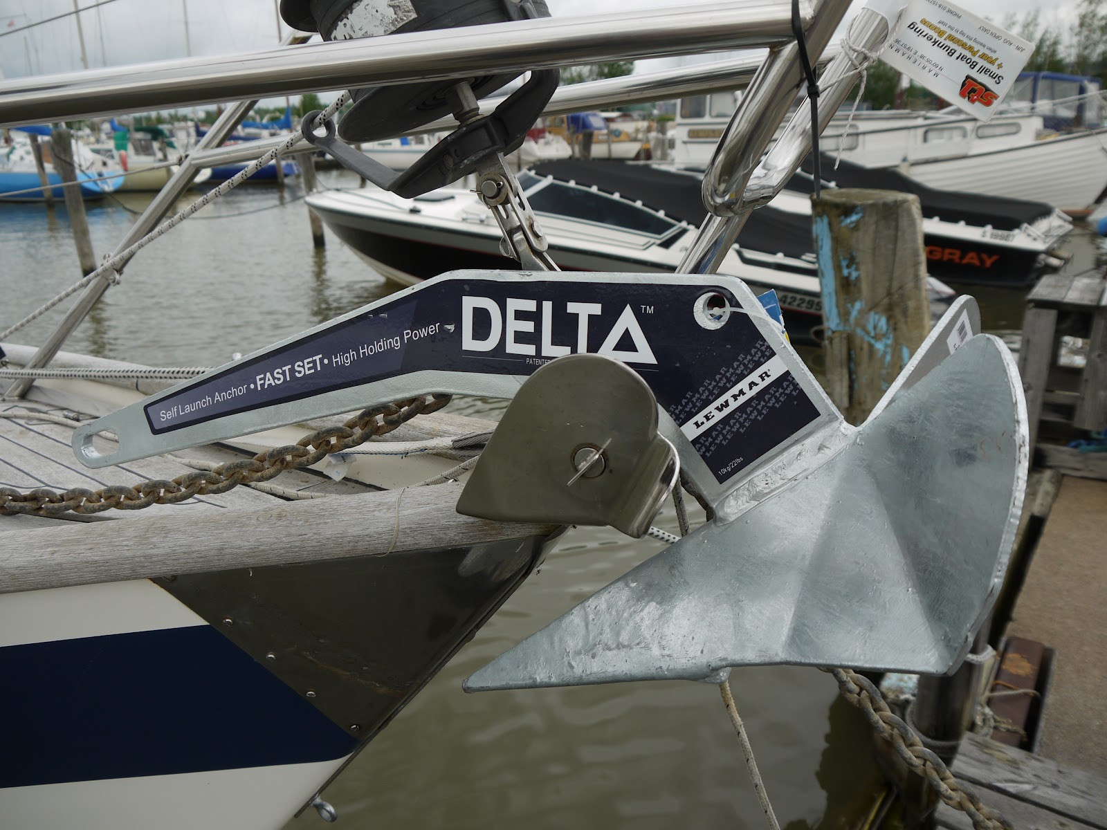 New Delta anchor - S/Y Dolphin Dance