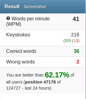 Kapri: 10 Fast Fingers