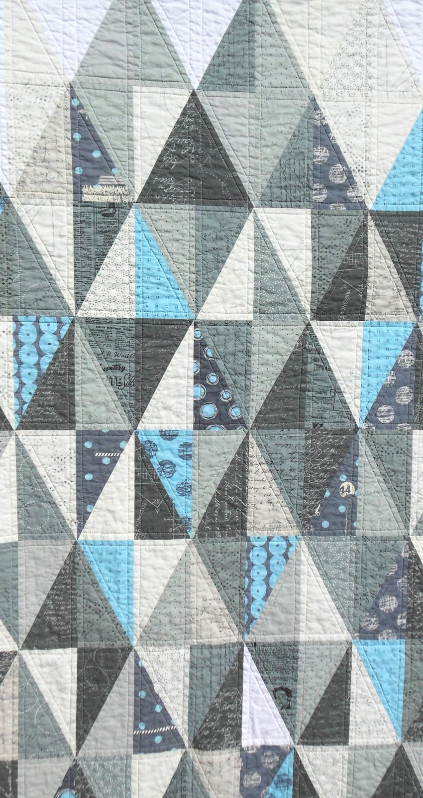 Ye Olde Sweatshop: Modern Half Rectangle Quilt (#104)