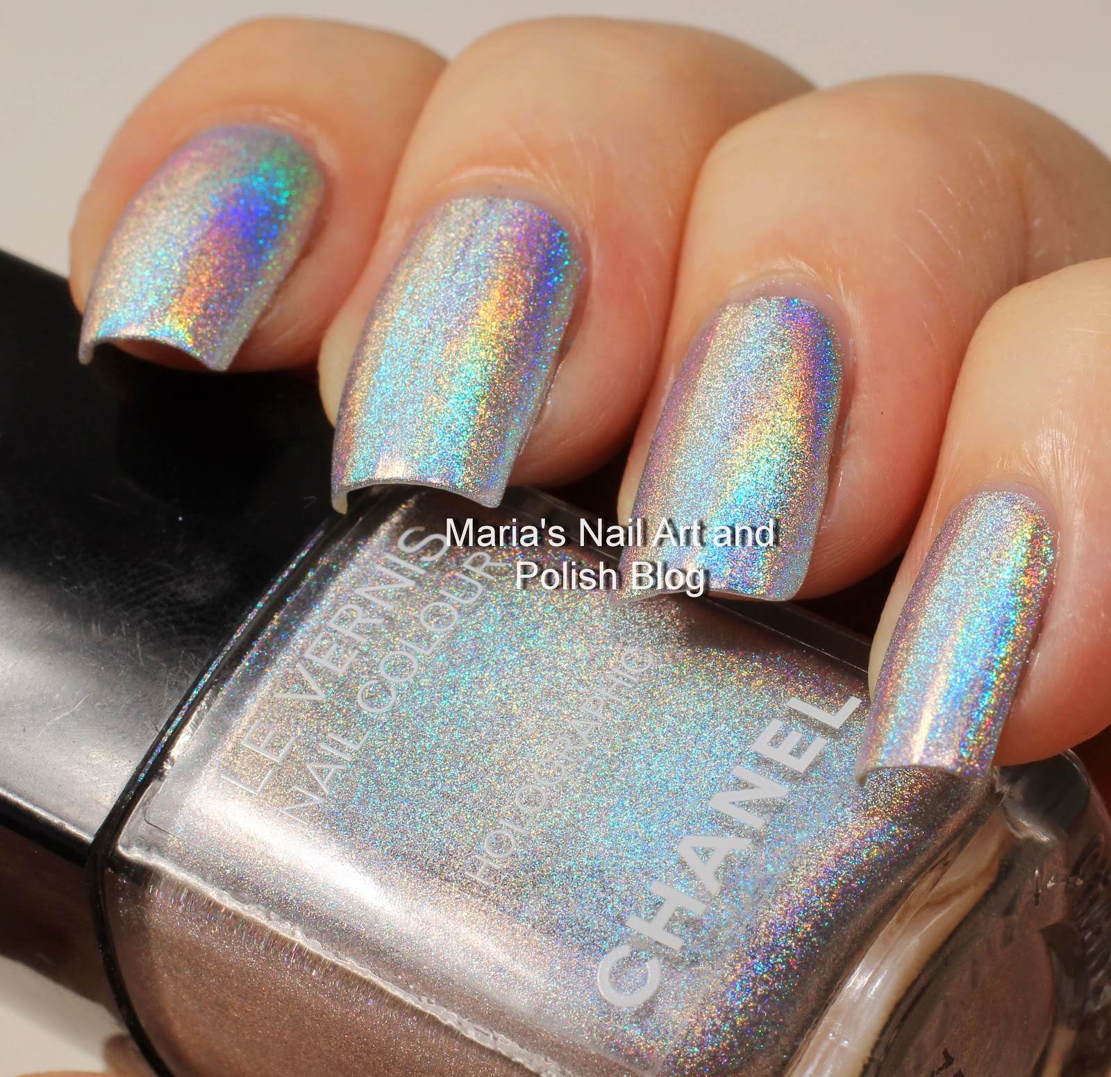 Marias Nail Art and Polish Blog: Chanel Holographic - Duo Platinum ...
