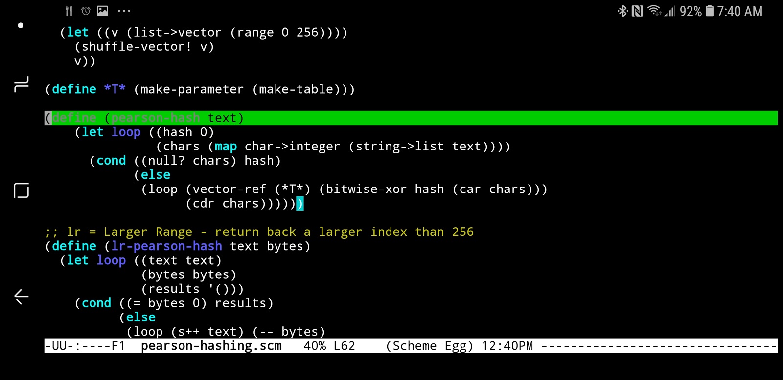Ben's Journal: Dabbling in Computational Magic: Pearson Hashing