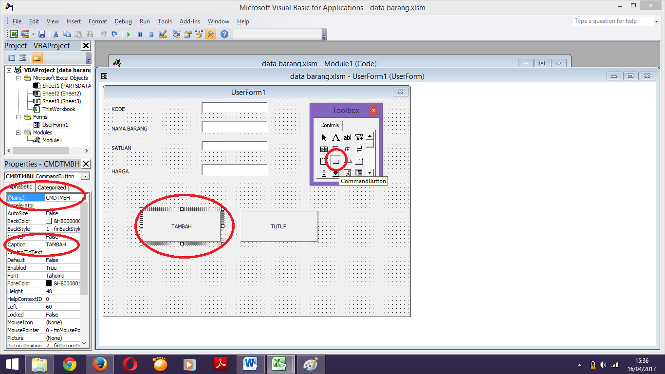 Cara Membuat Form Isian Data Sederhana dengan Macro Excel