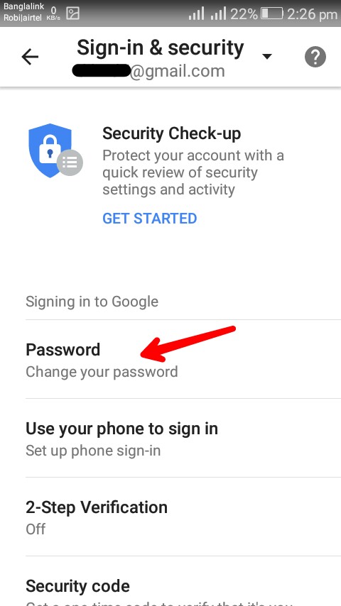 How To Change GMail Password On Android Phone - RoidOk