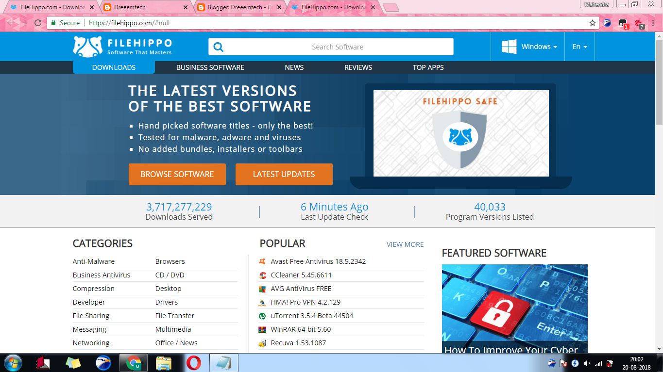 Dreeemtech: Top free software downloading websites